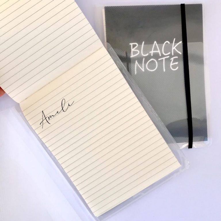 Block de notas rayado con protector – Ameli Papeleria