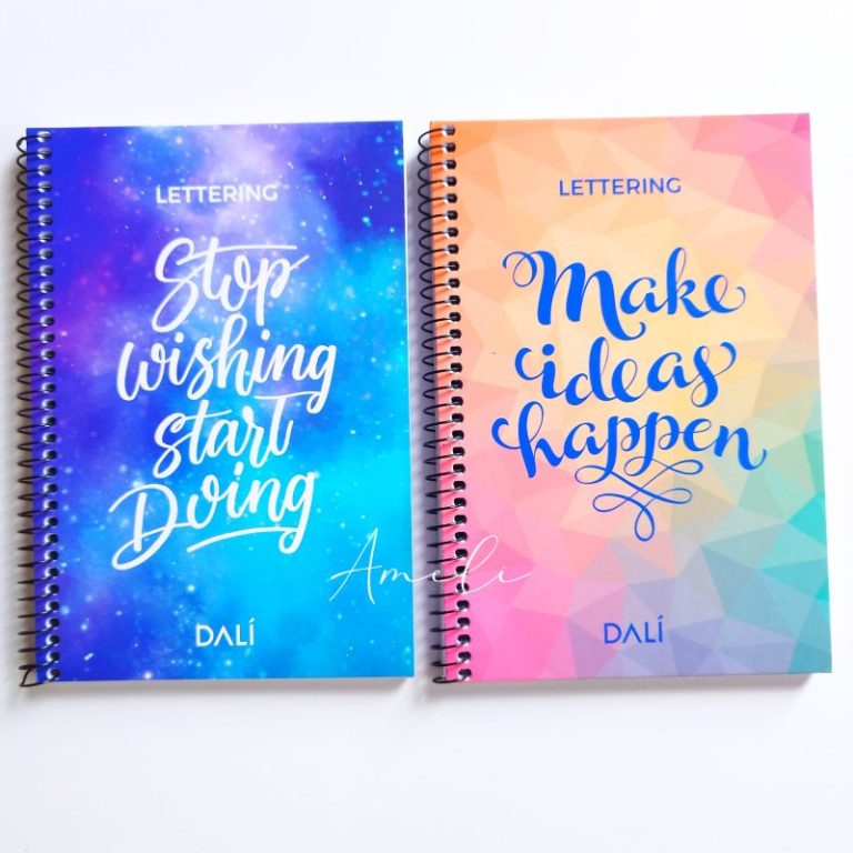 Cuaderno A5 Lettering – Ameli Papeleria