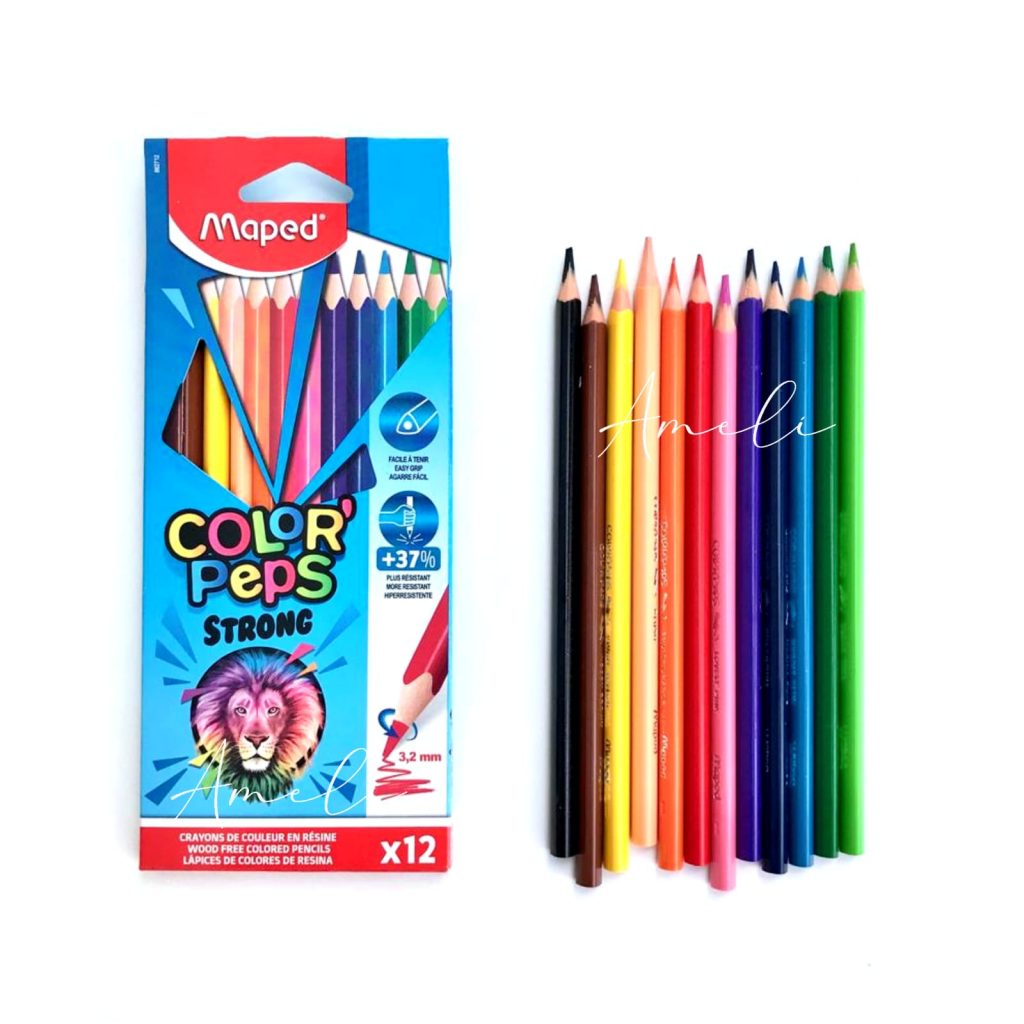 Lápices de colores Maped ColorPeps x12 – Ameli Papeleria