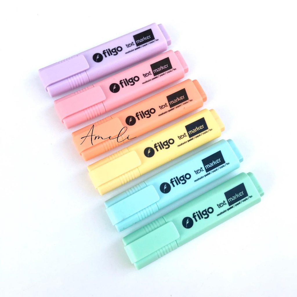 Destacador Filgo colores Pasteles – Ameli Papeleria