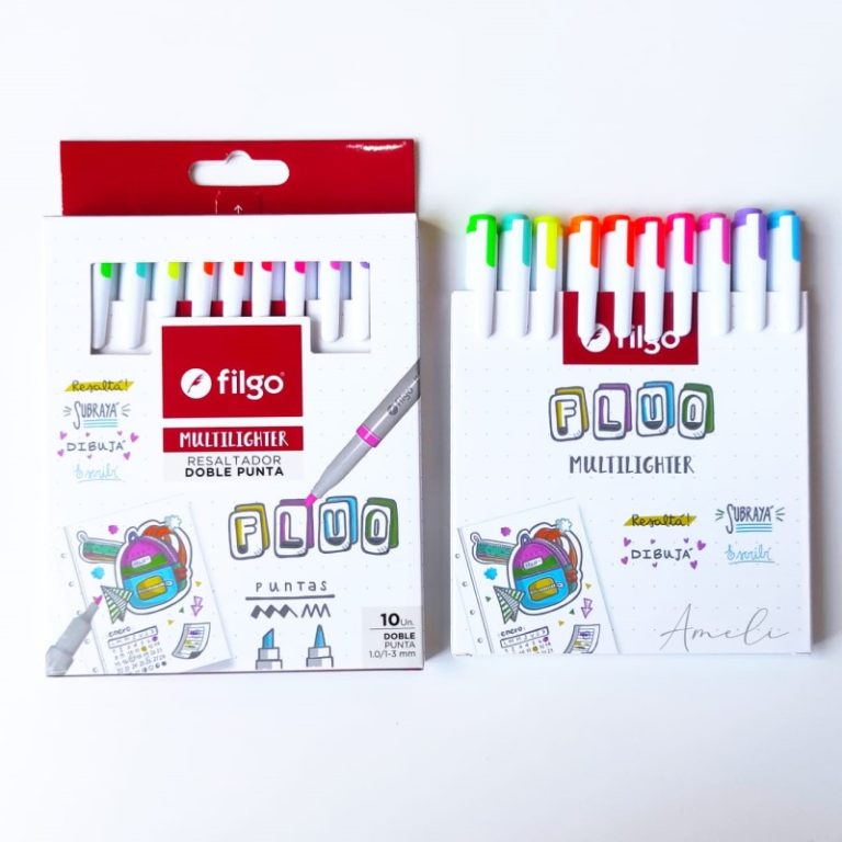 Resaltador Multilighter Doble Punta x10 – Ameli Papeleria