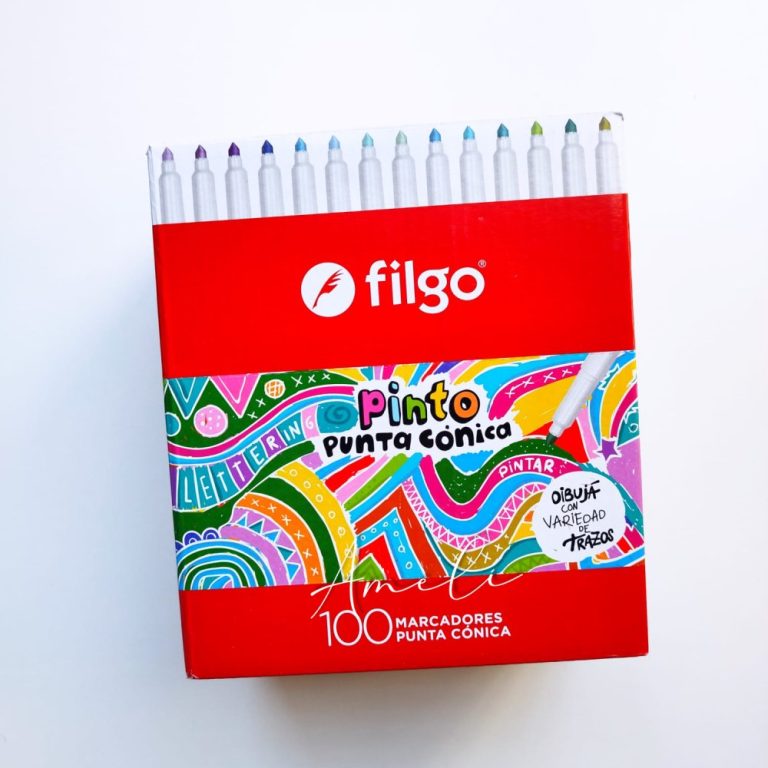 100 Marcadores punta cónica Filgo – Ameli Papeleria