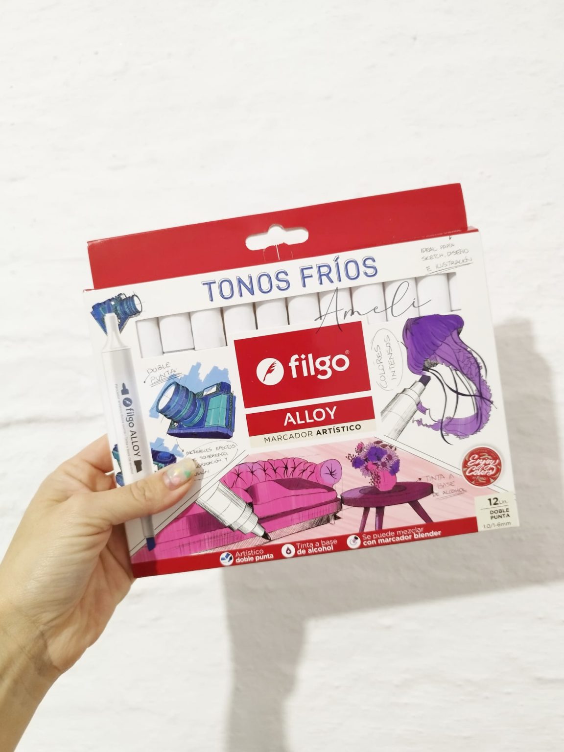 Marcadores artísticos Filgo Alloy doble punta – Ameli Papeleria